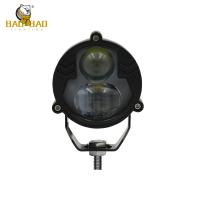China 2 Beam White Yellow Flash 80V Motorcycle Universal LED Spotlight for sale