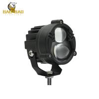 China 2 Beam White Yellow Flash 80V Motorcycle Universal LED Spotlight for sale