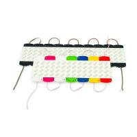 China Yellow Green Blue Pink Flash 12 Beam LED Module Light Accessories for sale