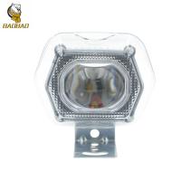 China Lucency Casing Mutiple Color Flash Motorcycle LED Spotlight Parts for sale
