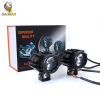 China 120W White Yellow 4D Projector Lens Motorcycle Mini Driving Lights for sale