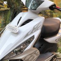 China 12V 12 Beam Mutiple Color Flash LED Headlight For Motorcycle Parts for sale