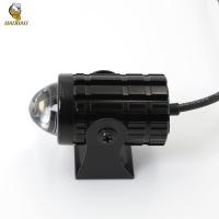 China White Yellow 12V Universal MINI LED Headlight Motorcycle Spotlight for sale