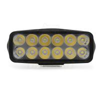 China Plastic White Color Steady 12 Beam Motorcycle Parts LED Spotlight for sale