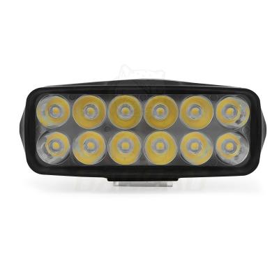 China Plastic White Color Steady 12 Beam Motorcycle Parts LED Spotlight for sale