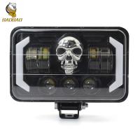 China Skull 5 Inch Aluminum 80V Muti Color Universal Motorcycle LED Fog Light for sale