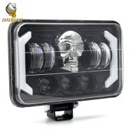 China Skull 5 Inch Aluminum 80V Muti Color Universal Motorcycle LED Fog Light for sale
