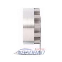 China Circle Aluminum Silver 6 Beam White Color Motorcycle LED Light Parts for sale