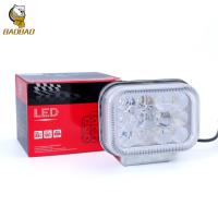 China Plastic 5D 12 Beam White Color Motorcycle LED Work Light Spotlight for sale