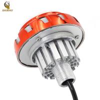 China Circle Angel Devil Eye Colorful LED Projector Motorcycle Headlight for sale
