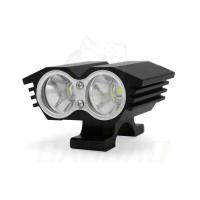 China Cartoon Design 2 LED 20W White Motorbike Auxiliary Lights Spotlight for sale