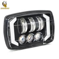 China 4 Inch Harley White Yellow Available LED Fancy Headlight For Bike for sale