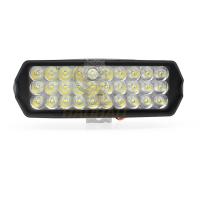 China Black Plastic Casing White Red Blue Flash 30 Beam Motorcycle LED Light for sale