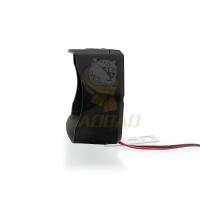 China Black Plastic Casing White Red Blue Flash 30 Beam Motorcycle LED Light for sale
