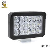 China Rectangle 15 Beam Plastic Red Blue White LED Spotlight For Motorcycle for sale