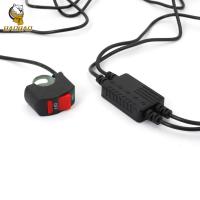 China White Yellow Flash Universal LED Lights With Switch For Motorcycle for sale