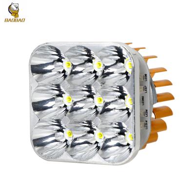 China Glass Casing 9 Beam White Blue 24V Universal Lamp Motorcycle Accessories for sale