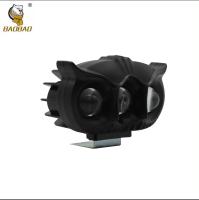 China 3 LED Owl Style Black Aluminum Casing Motorcycle LED HeadLight Spot Lamp for sale