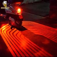 China Blue Red White Angel Wing Projection Motorcycle External LED Spotlight for sale