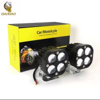 China Square Style 4D White Bright Light Waterpoof Motorclcle LED Headlight for sale