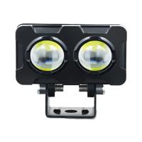 China Yellow White Flash 36W Universal Motorcycle Driving Lights LED Spotlight for sale