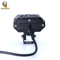 China White Yellow 2 LED Aluminum Projector Light for Night Driving Motorcycle for sale