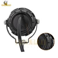 China Single Beam White Yellow Red Flash Aluminum Motorcycle External LED Spotlight for sale