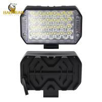 China Aluminum White Yellow Flash Color 30V Motorcycle Universal Headlights for sale