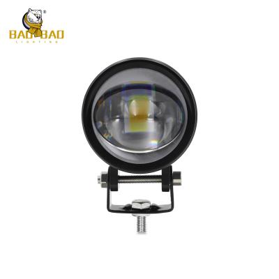 China Aluminum White Yellow Direct Light 30V LED Spot Lights Motorcycle for sale
