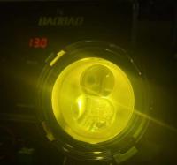 China Circle Style 2 LED White Yellow Exclusive Patent Motorcycle LED Spotlight 3600lm 36W for sale
