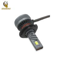 China H1 H4 H7 H11 Plug Car Universal LED Headlight Bulbs 100W Metal Casing White Light for sale