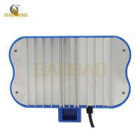 China 21 LED White Yellow Flash Aluminum Blue Casing Motorcycle Headlight for sale