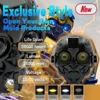 China Motorcycle Full Aluminum White Yellow Spotlight Reflector Lamp for sale