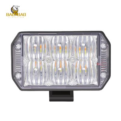 China 6 LED White Yellow 80V Metal Motorcycle LED Headlight for sale
