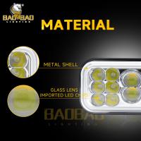 China 14 Bead White Yellow Aluminum 80V LED Headlight Bike Parts for sale