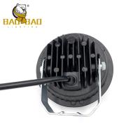 China Circle 5 Inch White Yellow Aluminum Motorcycle Fog Light for sale