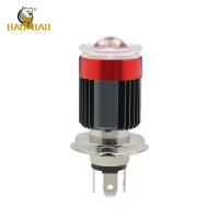 China H4 BA20D Black Casing 80V Universal Motorcycle LED Headlight Bulb for sale
