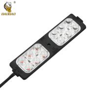 China 12V Plastic Red Blue Flashing Fancy Light Bar 12 Beads Module Lamp for sale