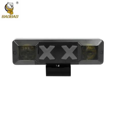 China Plastic Casing Rectangle White Yellow Ring Mini Driving Fog Light For HONDA For SUZUKI for sale