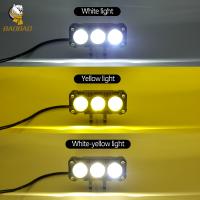 China Black Metal White Yellow Waterproof CG125 Fog Light LED Headlight for sale