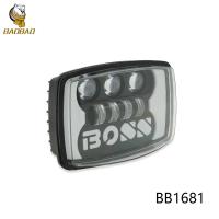 China Harley Davidson 4 Inch Boss 80V LED Headlight White Yellow Ring Available Fog Light for sale
