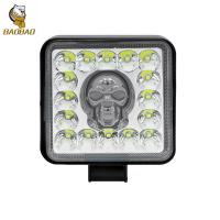 China Metal Skull 24V Bright White Available LED Driving Fog Light for sale
