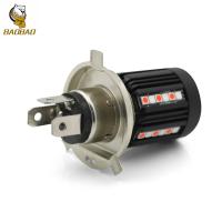 China White Yellow Doule Color LED Motorcycle Lamp H4 Headlight MINI Driving Bulb for sale