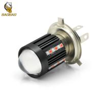 China White Yellow Doule Color LED Motorcycle Lamp H4 Headlight MINI Driving Bulb for sale