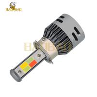 China Blue White Yellow Flash Metal Lens Motorcycle Headlight LED Bulb for sale