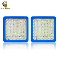 China 42 Beads Metal Case White Yellow Flash 24V LED Headlight Bike Accoessories for sale