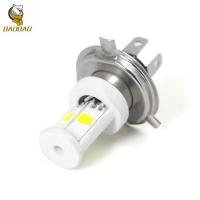 China 12v H4 H6 BA20D White Color Metal LED Motorbike Interior Bulb For Honda Suzuki for sale