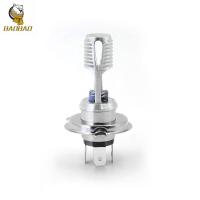 China 16W White Metal Bulb Mini Driving LED Light H4 BA20D Bike Headlight for sale