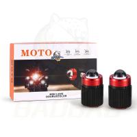 China 46W Metal White Yellow Motorcycle Auxiliary LED Driving Mini Fog Light for sale