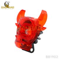 China 80V Bull Shape RGB Flash 2 Beads Auxiliary Projector Fog Light For Bike for sale